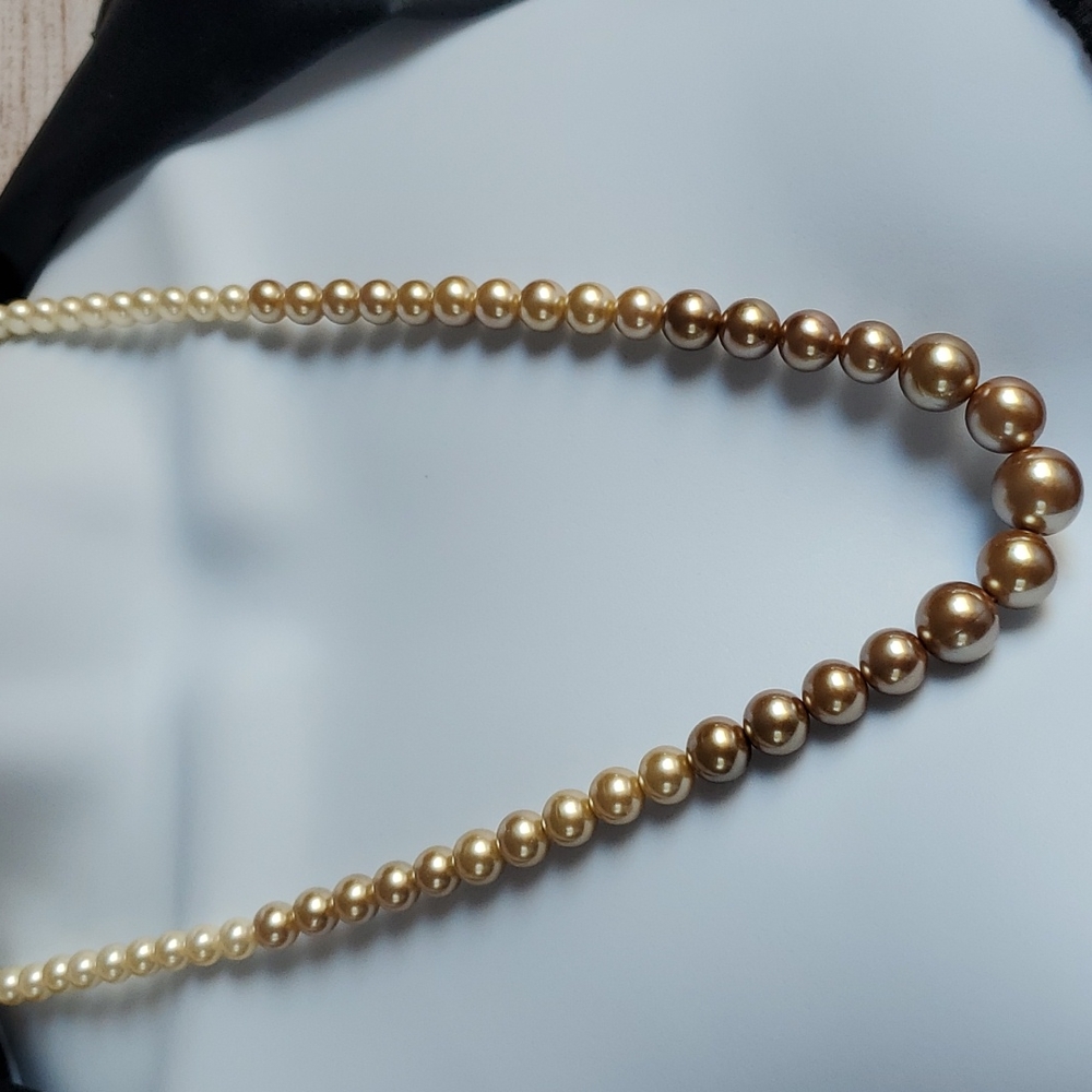 Vintage 1950's Marvella Pearl Necklace & Earrings Set - Gem